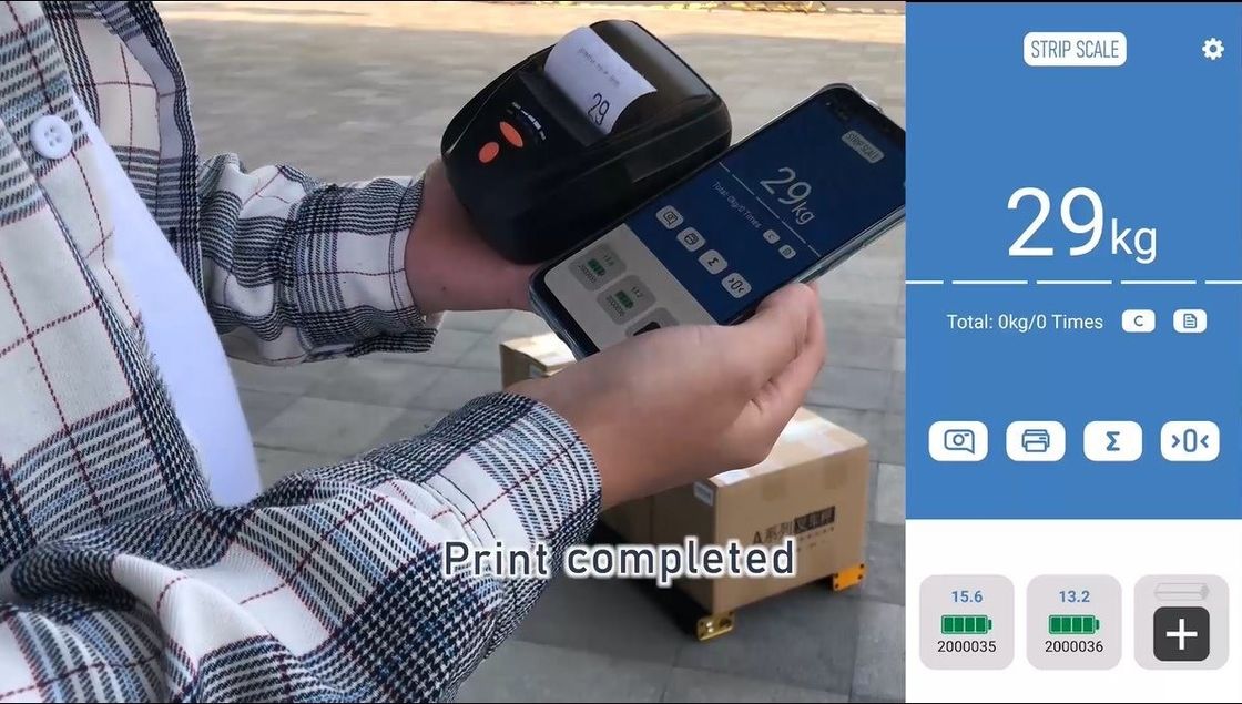 Bluetooth Industrial Scale For Pallets , Bar Weighing Scale 1500kg ...