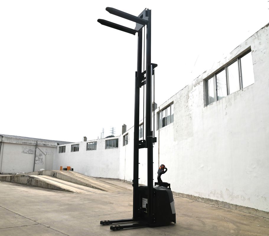 Walkie Electric Stacker Forklift 3000mm Height Stand Up Adjustable Cab ...