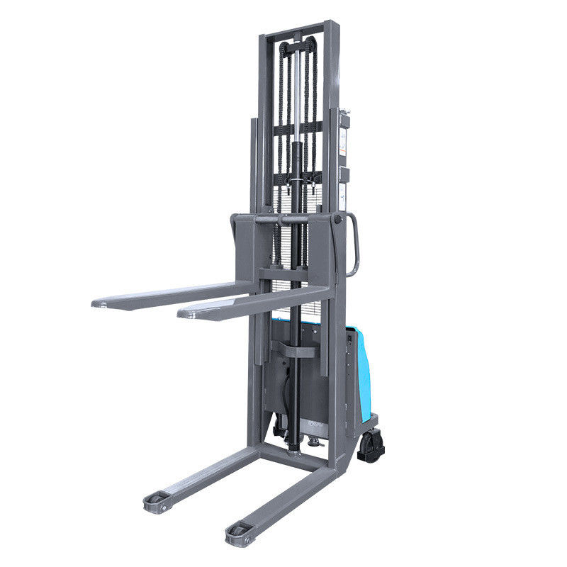Warehouse Use Semi Electric Pallet Stacker Equipment light Walking Type