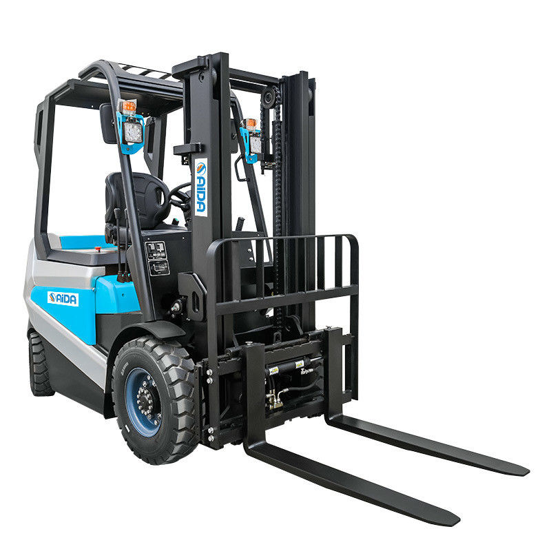 Counterbalance Electric Powered Forklift Truck 1 Ton Energy Efficient 1 ...