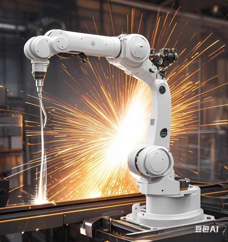 IRC5 Controller Controlled Automatic Welding Robot for Point To Point Control and Welding Process