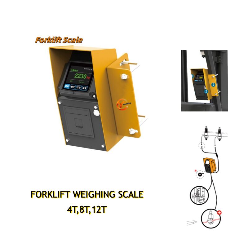 LED Display Digital Forklift Scales with 1 Kg Accuracy