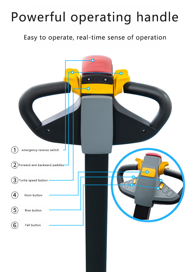 Pedestrian Stand On Pallet Stacker