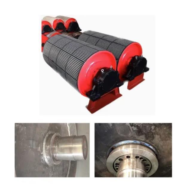 Ceramic Lagging Drum Pulley for Mining