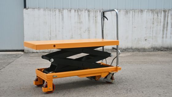 Hydraulic Pallet Small Electric Scissor Lift Table Stationary 500kg ...