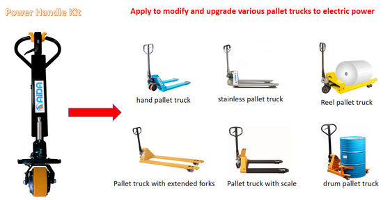 Full Electric Motorized Power Handle Kit To Upgrade Various Hand Pallet ...