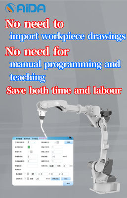 Welding Robot 6-Axis Arc Welding Arm Payload 10kg Range 1400mm Repeated ...